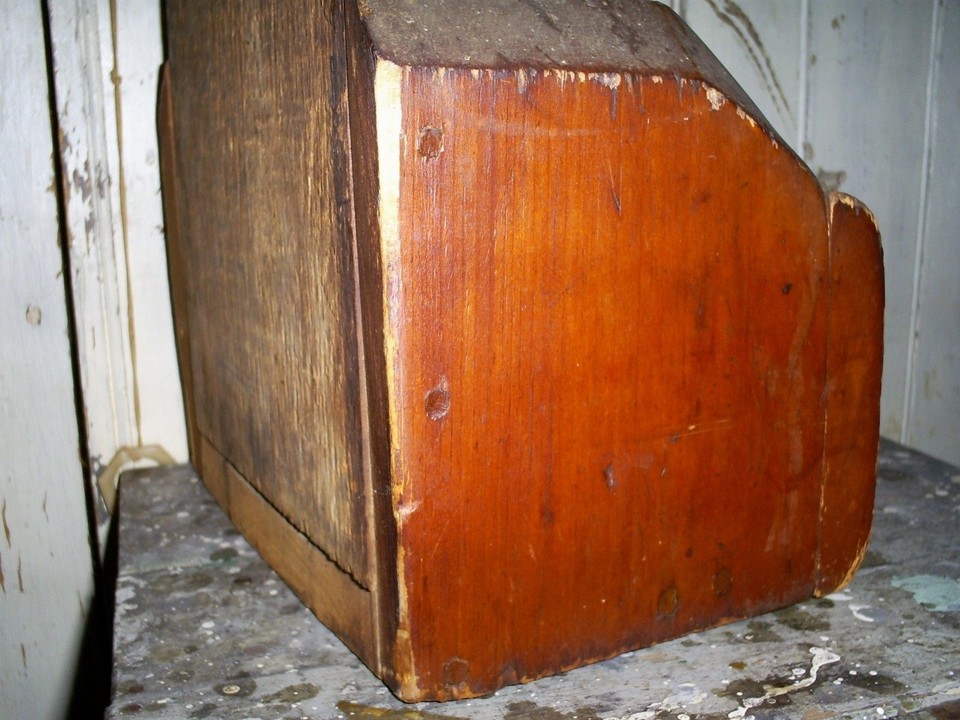 Antique Pennsylvania 19th C Scrub Box Scouring Board Primitive ...