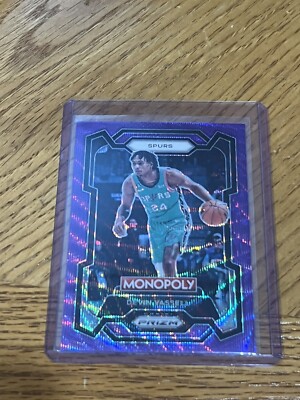 2023-2024 Prizm Monopoly Purple Wave Devin Vassell Spurs | eBay