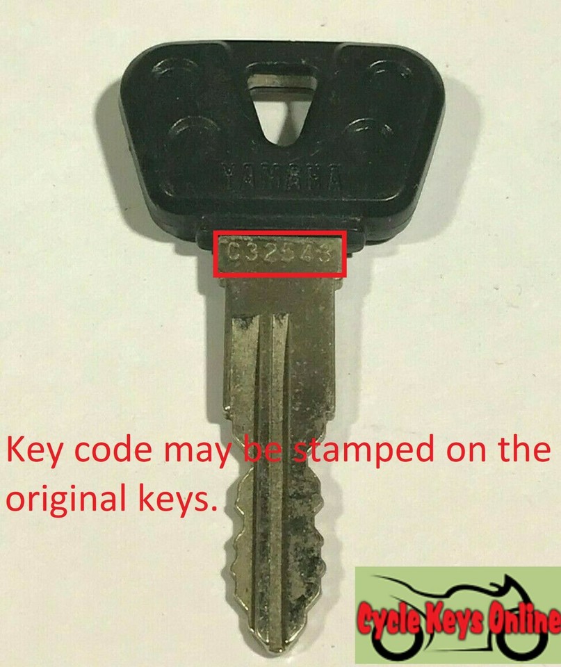 Yamaha Motorcycle Keys | Silver | OE | Right | United States | Cut to ...