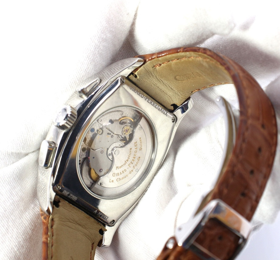 Girard-Perregaux Richeville Chronograph Men's Silver Watch 27650-11-141 ...