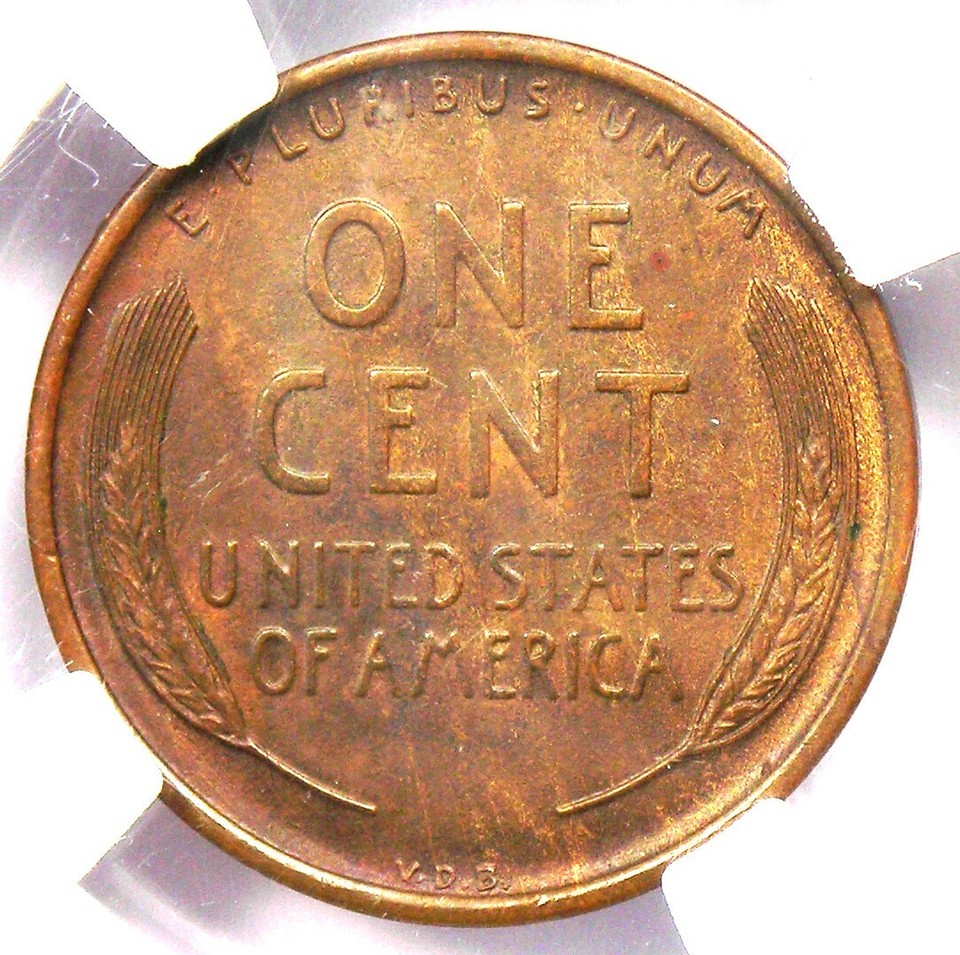 1909-S VDB Lincoln Wheat Cent 1C Penny - NGC Uncirculated Details (UNC ...