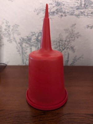 Vtg 50s Tupperware Condiment Holder 6" Bell Funnels Millionaire Line ...