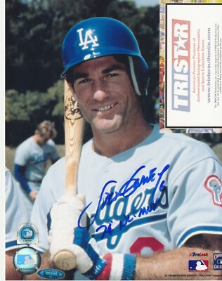 STEVE GARVEY LOS ANGELES DODGERS 74 NL MVP TRISTAR AUTHENTICATED SIGNED ...