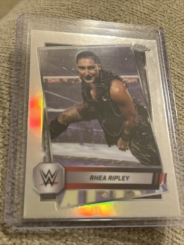 2025 Topps Chrome WWE Rhea Ripley #80 REFRACTOR 🔥🔥🔥 | eBay
