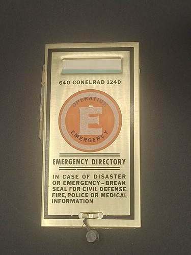 Civil Defense Preparedness Card - Emergency Action & CONELRAD ...