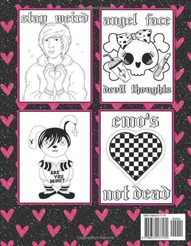 I'm So Emo Coloring Book: Emo Aesthetic Colouring Book For Adults ...