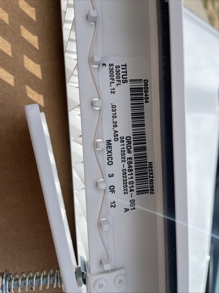 Aluminum Spiral Grille Vent 13.5” x 4.75” White TITUS S300FL | eBay