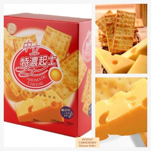 Chung LI Taiwan Aromatic Cheese Cracker 16g x 10/ Pack 中立特濃起士餅乾 | eBay