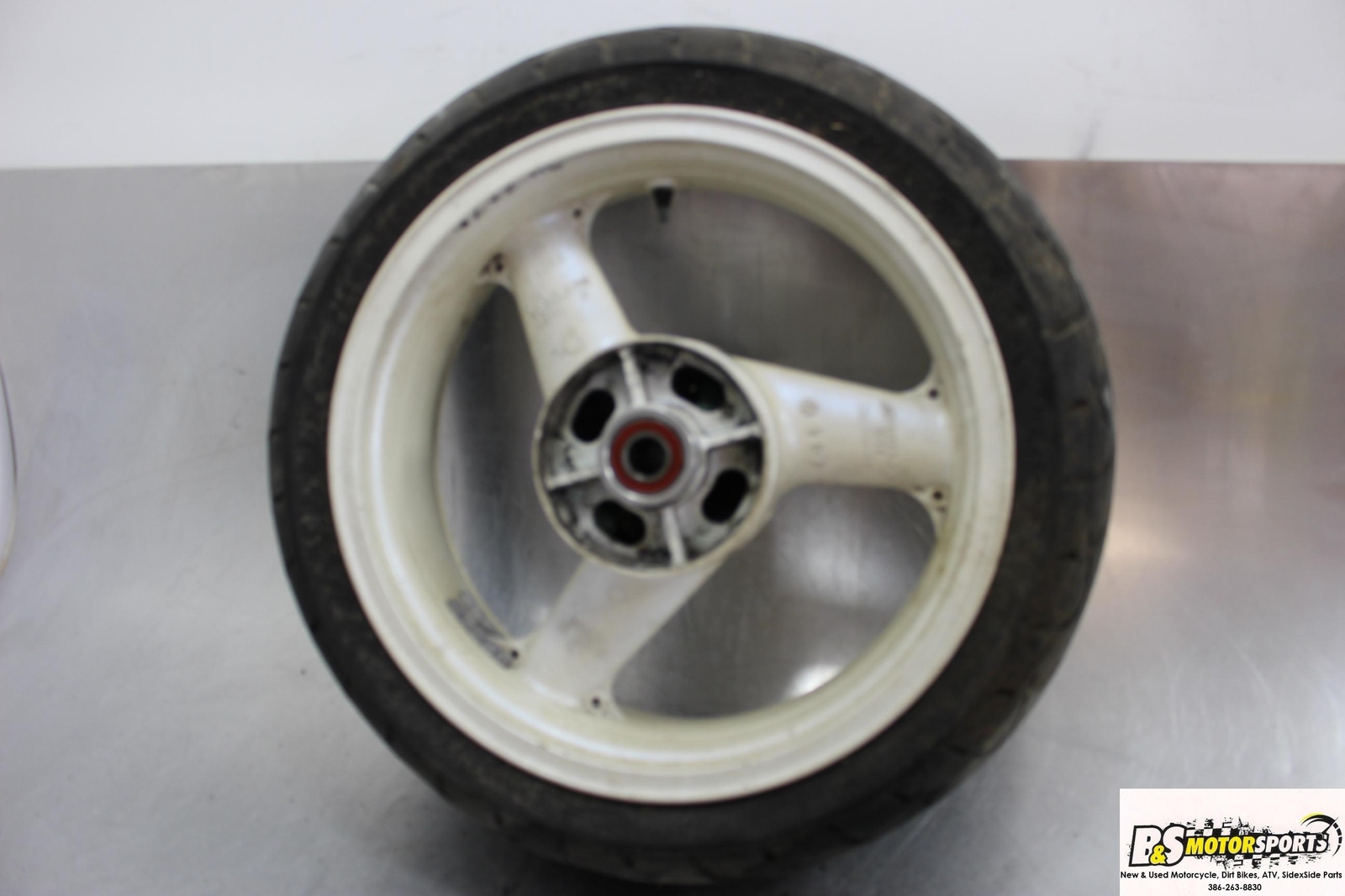 93-95 Kawasaki Ninja Zx7r Zx7 R Rear Wheel Back Rim W Tire 94 1993 1994 ...