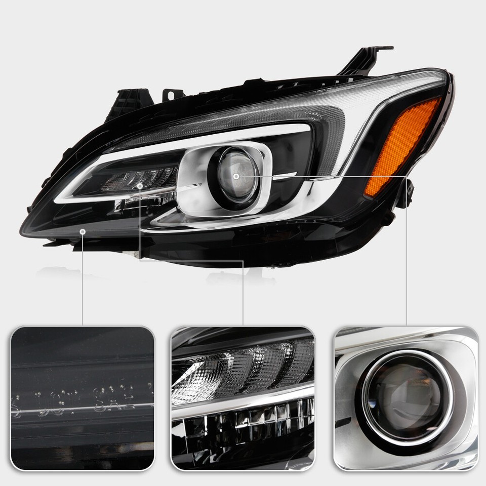 2017-2019 Buick LaCrosse HID/Xenon w/AFS LED DRL Projector Headlight ...