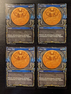 MTG Filter Out x4 Showcase MOM: The Aftermath NM/M Pack Fresh | eBay