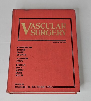 Vascular Surgery 2nd Edition 1984 Hardcover Medical Book Robert ...