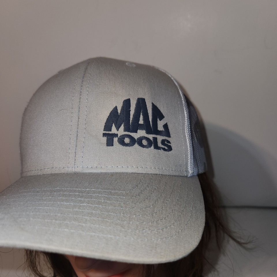 Mac Tools Hat Cap Snap Back Adjustable Mens Green Black Mesh Trucker Richardson | eBay