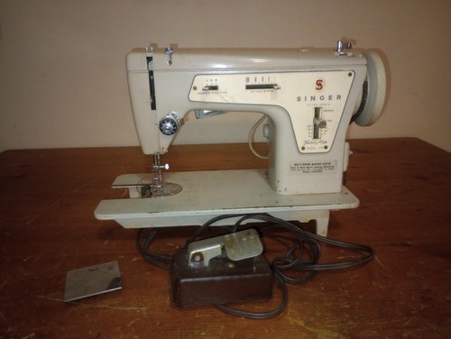 Vintage Singer Fashion Mate Sewing Machine Model 237 Pedal Motor Runs ...