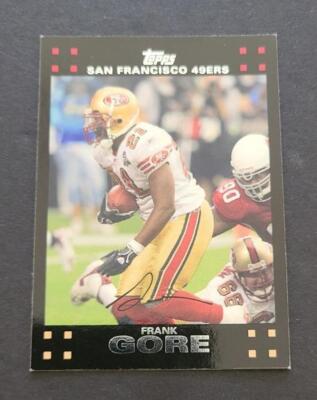 2007 Topps Promo #11 of 22 Frank Gore Green Back 49ers | eBay
