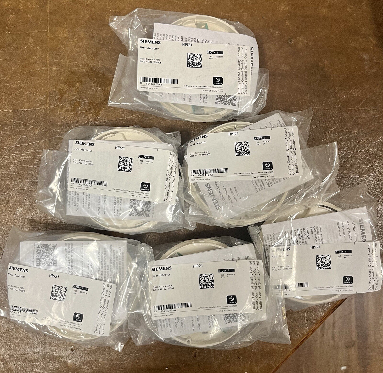 SIEMENS HI921 HEAT DETECTOR HEAD FIRE ALARM | eBay