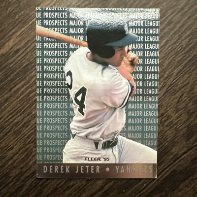 Derek Jeter 1995 Fleer Major League Prospects Card!! Yankees | eBay