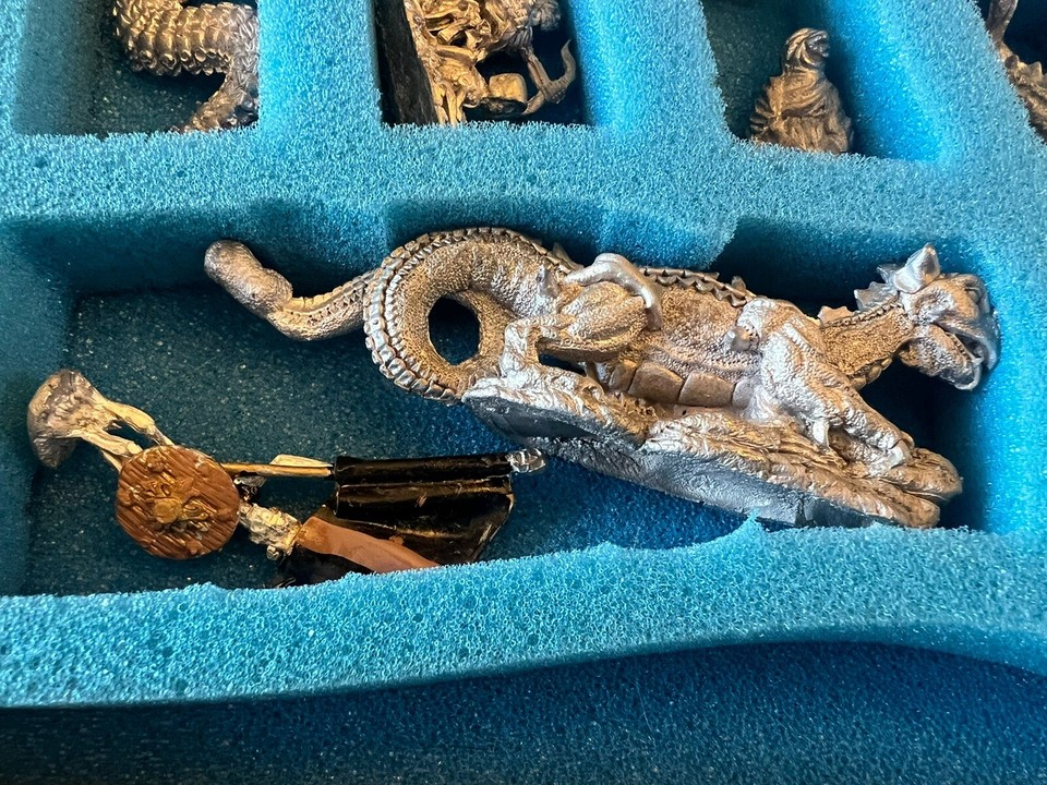 Dragon Lords 5004 TOMB OF SPELLS Complete Set With All Figures & Insert ...