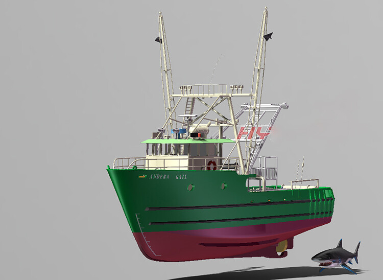 Andrea Gail Boat Model