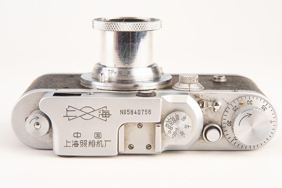 Shanghai 58 Type II 35mm Film Camera Chinese Leica Copy w 50mm f/3.5 ...