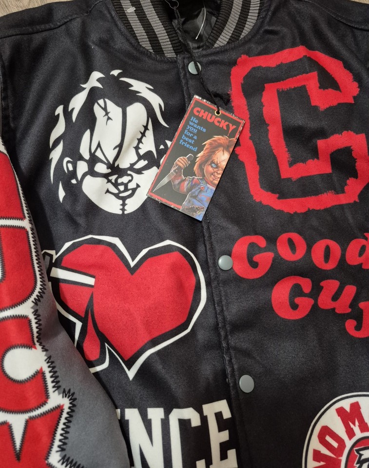 Chucky Good Guys x Reason Men's Varsity Jacket Size Large Rare | eBay