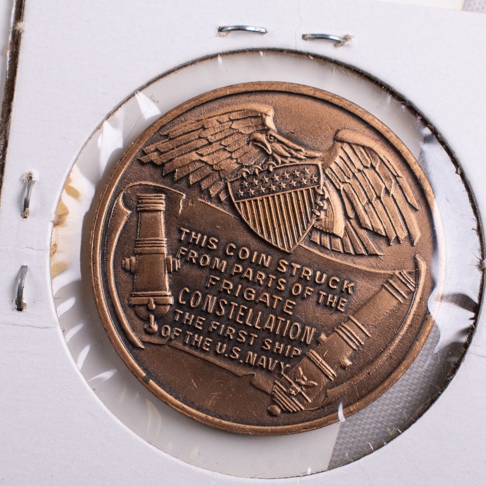 x15 Medals with US Frigate Constellation Medal $5 Marshall Islands ...