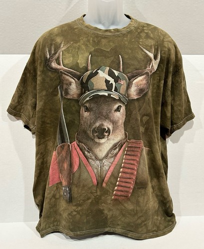 The Mountain Deer Hunter Manimal Hunting Camo Tie Dye Shirt 2011 Men's ...