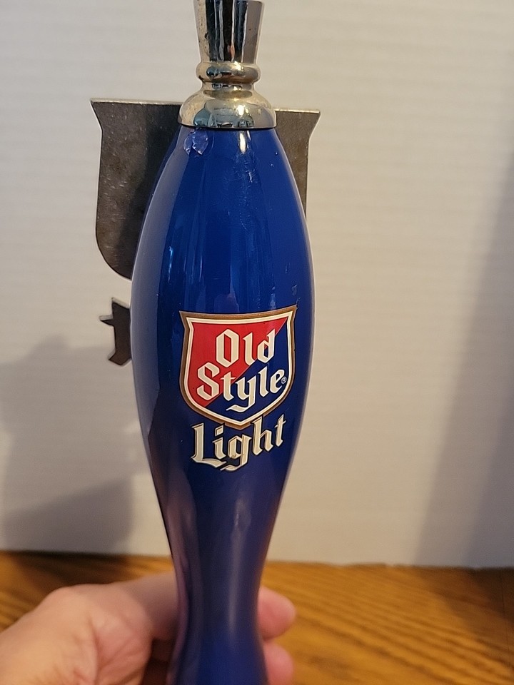 Old style beer Light Tap Handle Chicago Wisconsin Bar Game Room Man ...