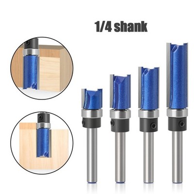 1*Trimming Bit Industrial 1/4In Shank Top Bearing Flush Trim Pattern ...
