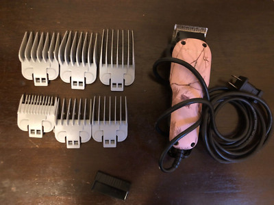 ANDIS MODEL US-1 ADJUSTABLE HAIR CLIPPERS VINTAGE RARE PINK WITH ...