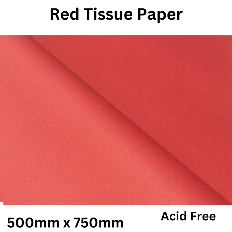 Coloured Tissue Paper High Quality Acid Free 22 Colours 500mm x 750mm ...