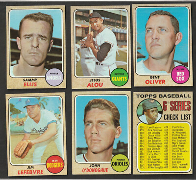1968 Topps Baseball cards You Pick A Card Choice 1-299 X-MT to NR Mint ...