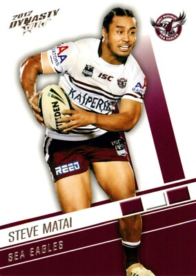 2012 MANLY SEA EAGLES NRL Card STEVE MATAI | eBay Australia