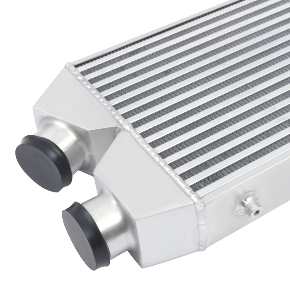 Universal Aluminum Intercooler Front Mount 2.5" Inlet & Outlet Same One ...
