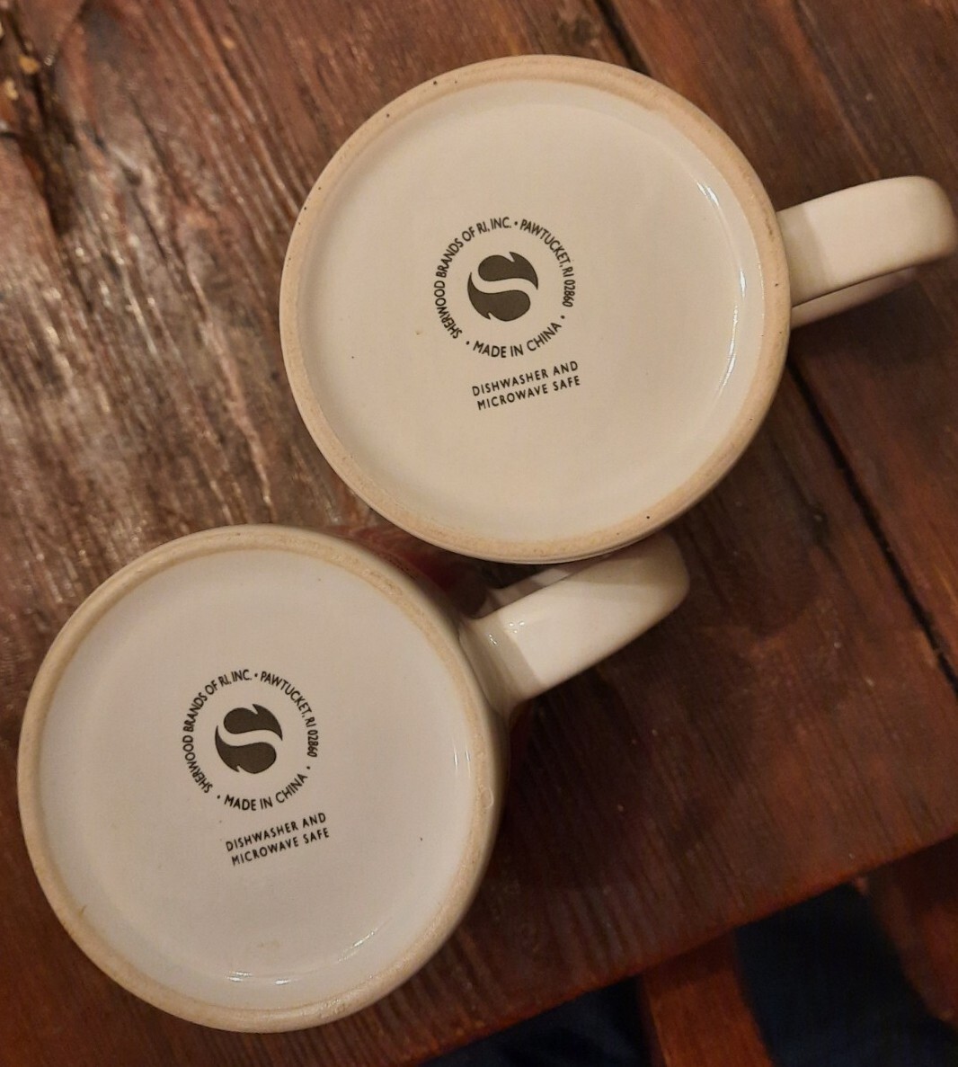 Scrabble Coffee Mugs Set Of 2 Sherwood Brands Pawtucket RI | eBay