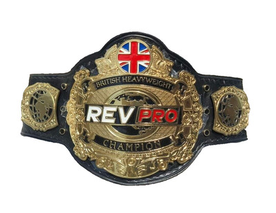 Rev Pro British Heavyweight Wrestling Championship Replica Title Belt ...