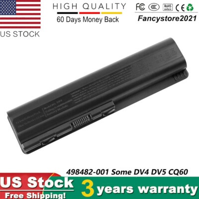Spare Battery For HP Pavilion DV4-1000 CQ60 CQ61 484170-001 HSTNN-LB72 ...