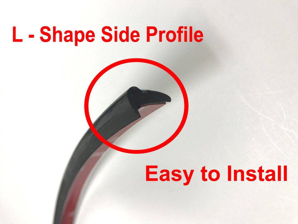 Fit 2004-2019 GMC Chrome L-SHAPE Wheel Well Fender Trim Molding Kit ...