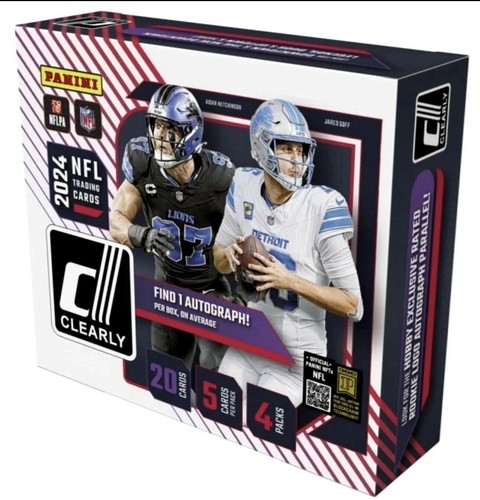 2024 PANINI CLEARLY DONRUSS FOOTBALL HOBBY BOX- Rip + Ship | eBay