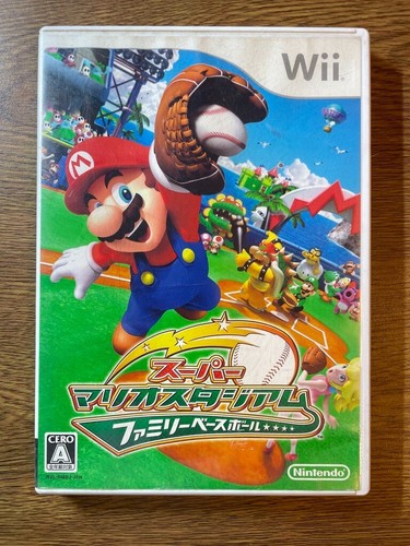 NINTENDO Wii japan SUPER Mario STADIUM FAMILY BASEBALL | eBay