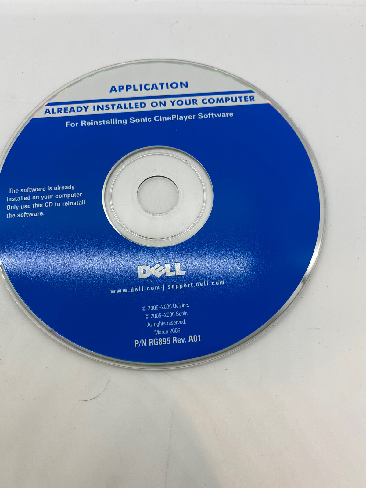 Dell Application For Reinstalling Sonic CinePlayer On Dell Computers ...