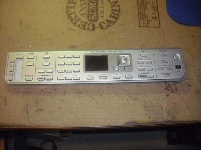 HP Officejet Pro L7780 All in One Printer Control Panel Display C8192a ...