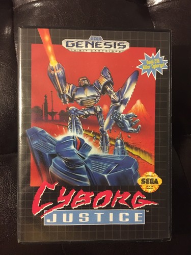 Cyborg Justice - SEGA GENESIS - Cartridge, Booklet And Case - GREAT ...