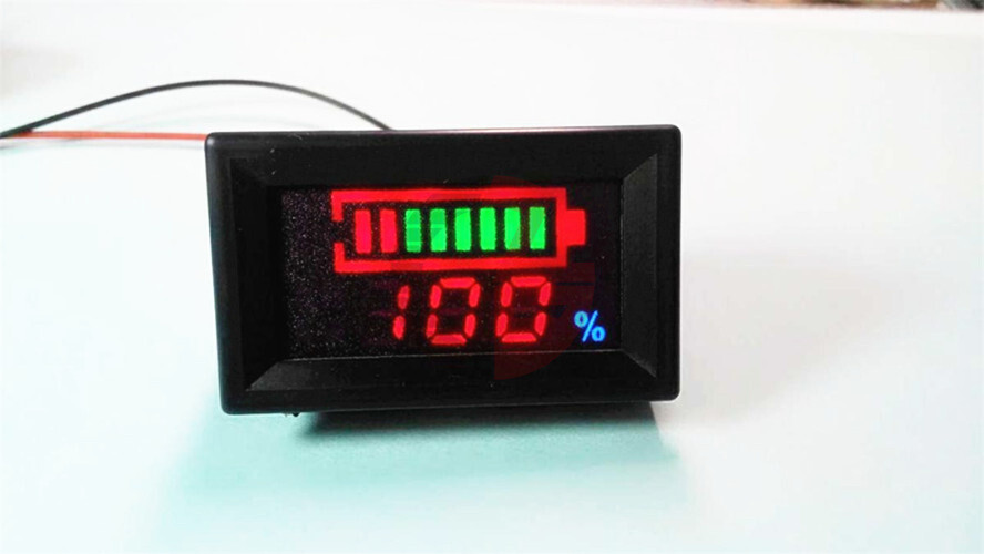 6V-12V Digital LED Lead Batteries Indicator Battery Capacity Tester ...