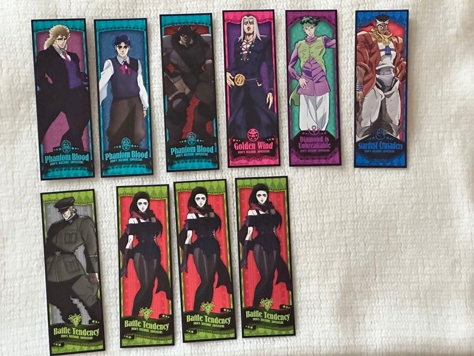 JoJos Bizarre Adventure Card Sticker Set Premium Collection Limited ...