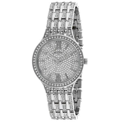 Bulova Women's Phantom Silver Dial Watch - 96L243 42429548442| eBay