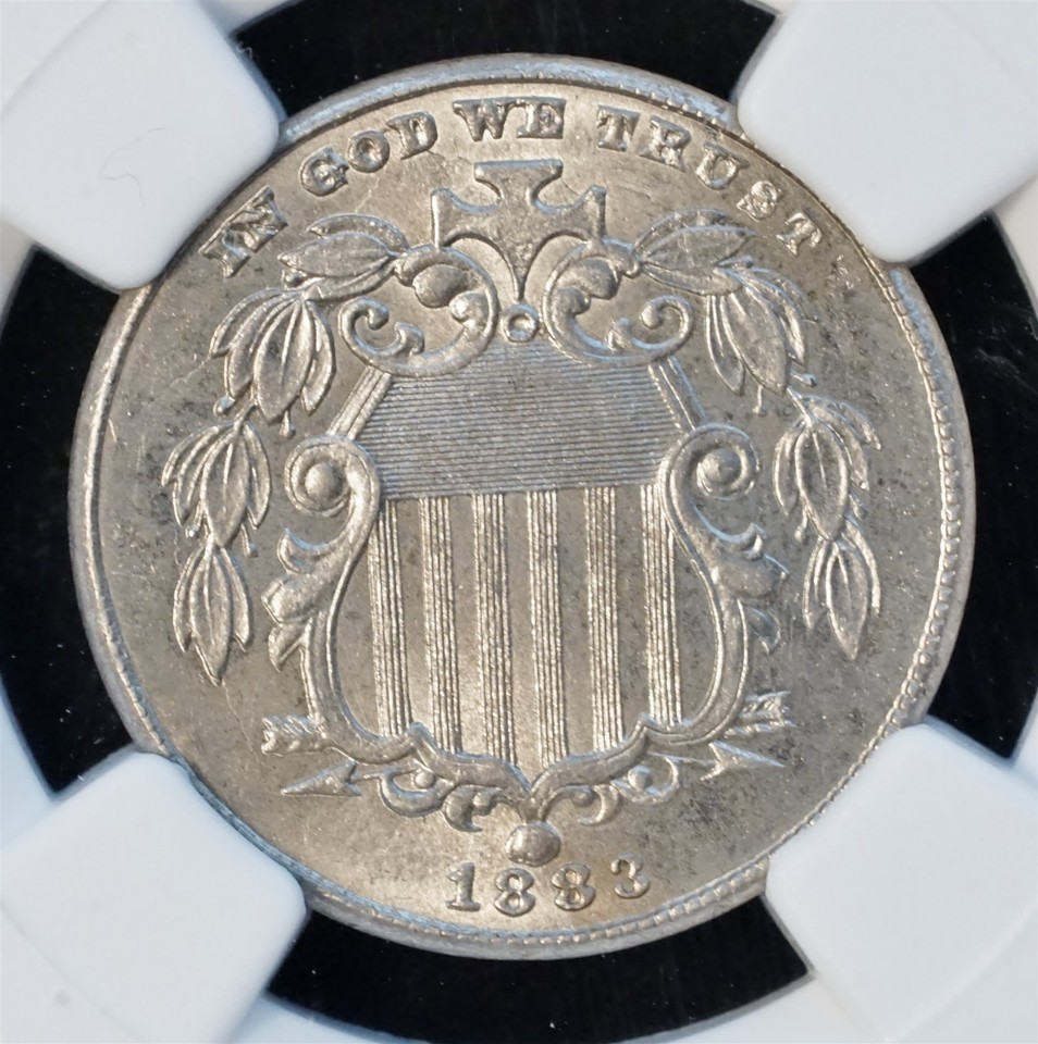 1883 Shield Nickel MS 63 NGC 5C Full Luster US COIN | eBay