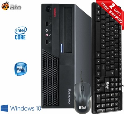 Lenovo Desktop Computer Intel Core 2 Duo Processor 8GB RAM 250GB WiFi ...