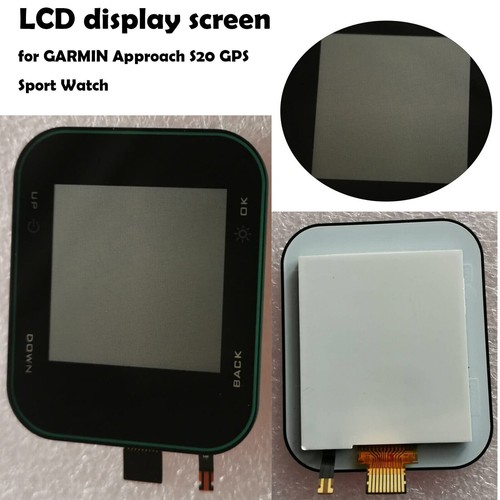 LCD Display Screen Replacement For GARMIN Approach S20 GPS Watch Repair ...