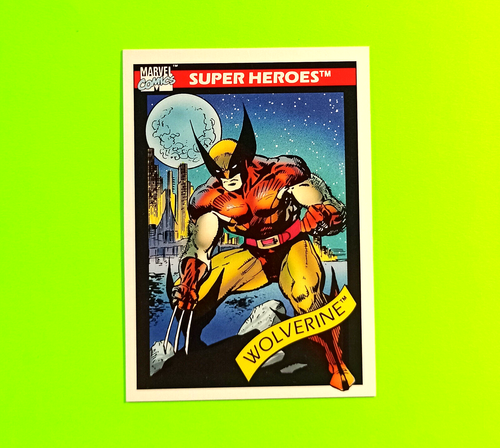 1990 Impel Marvel Comics Grail Super Heroes Series 1 Card Wolverine #10 ...